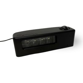 Number plate Light with camera in SATIN Black